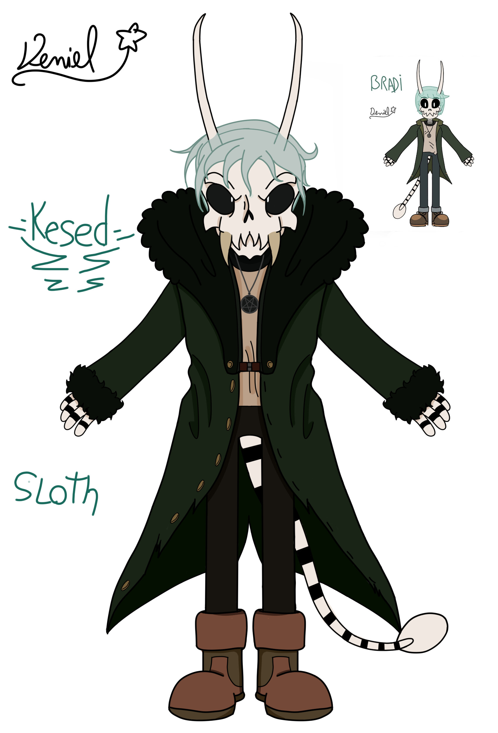 ArtStation - Kesed(Sloth) - Villain Cartoon character