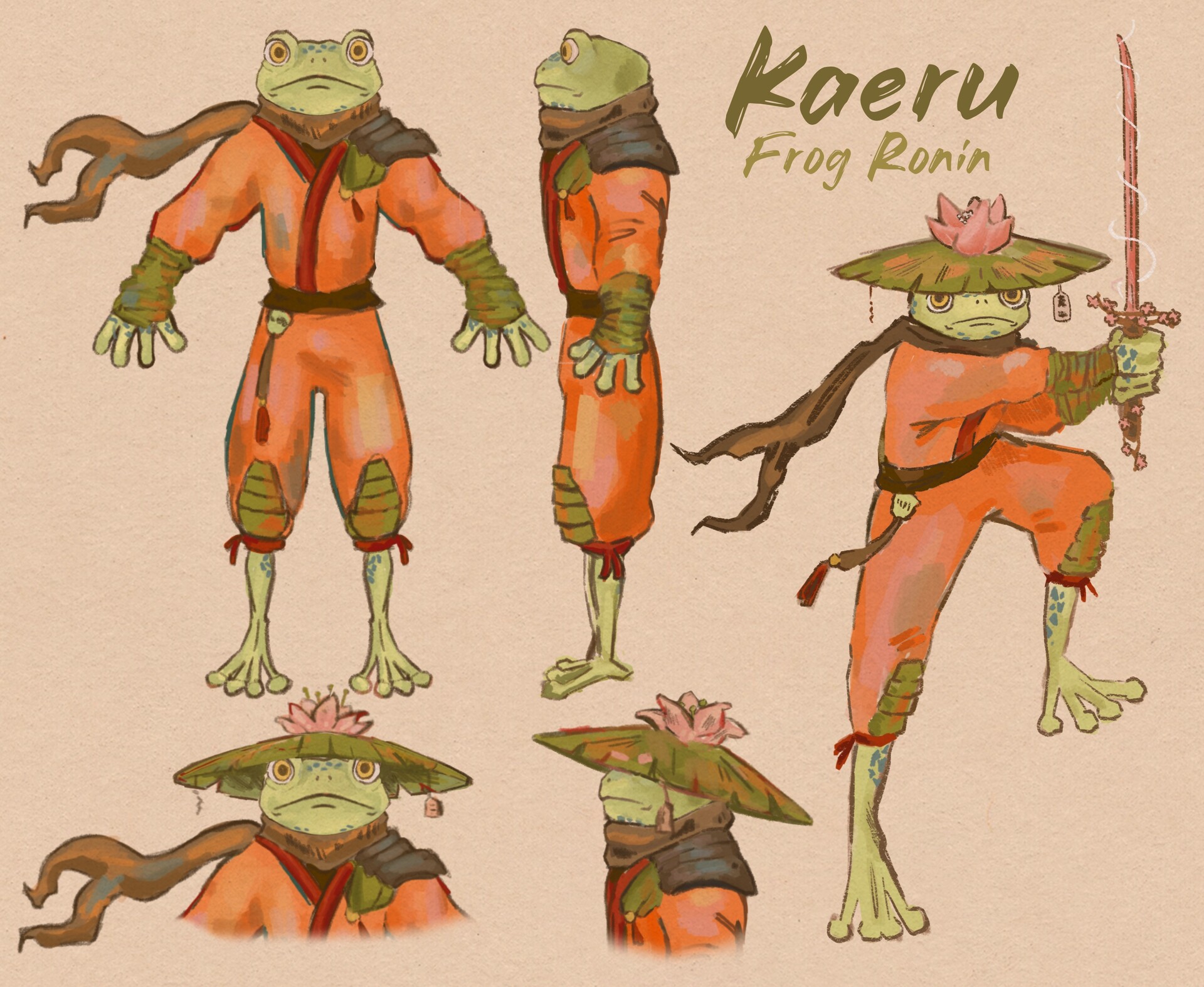 ArtStation - Frog Ronin