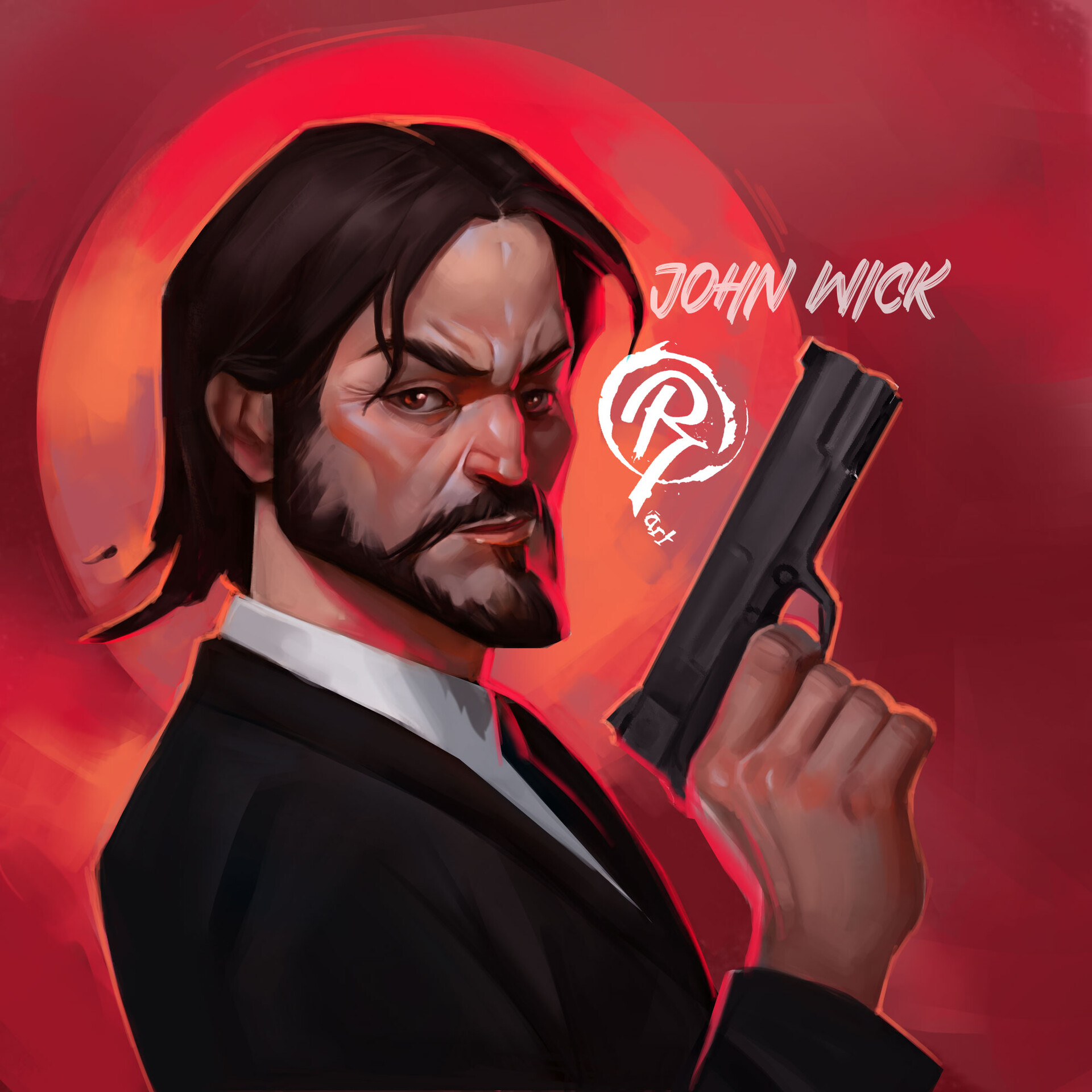 ArtStation - John Wick fan art