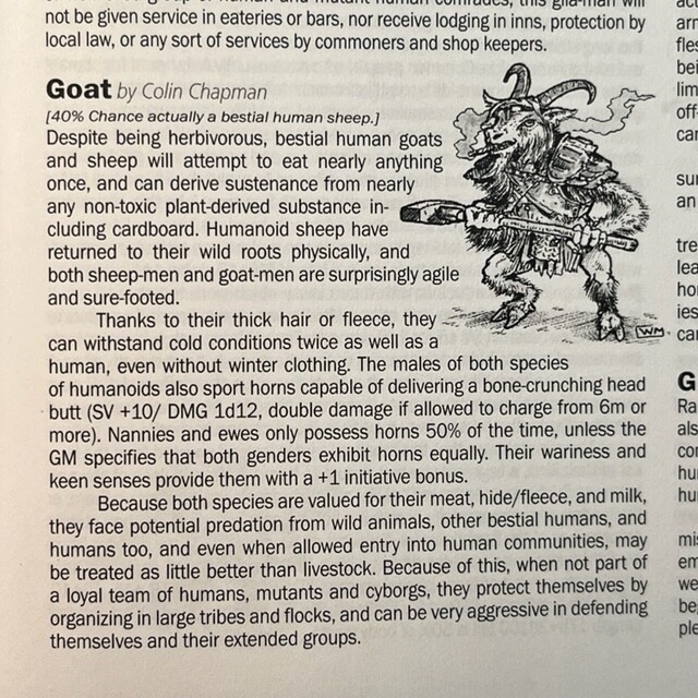 William McAusland - Bestial Human Goat