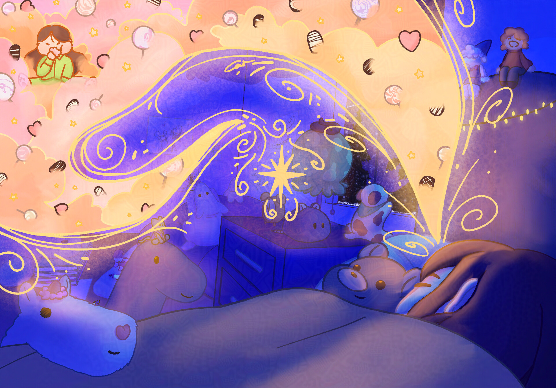 ArtStation - 달콤한 꿈 Sweet dream