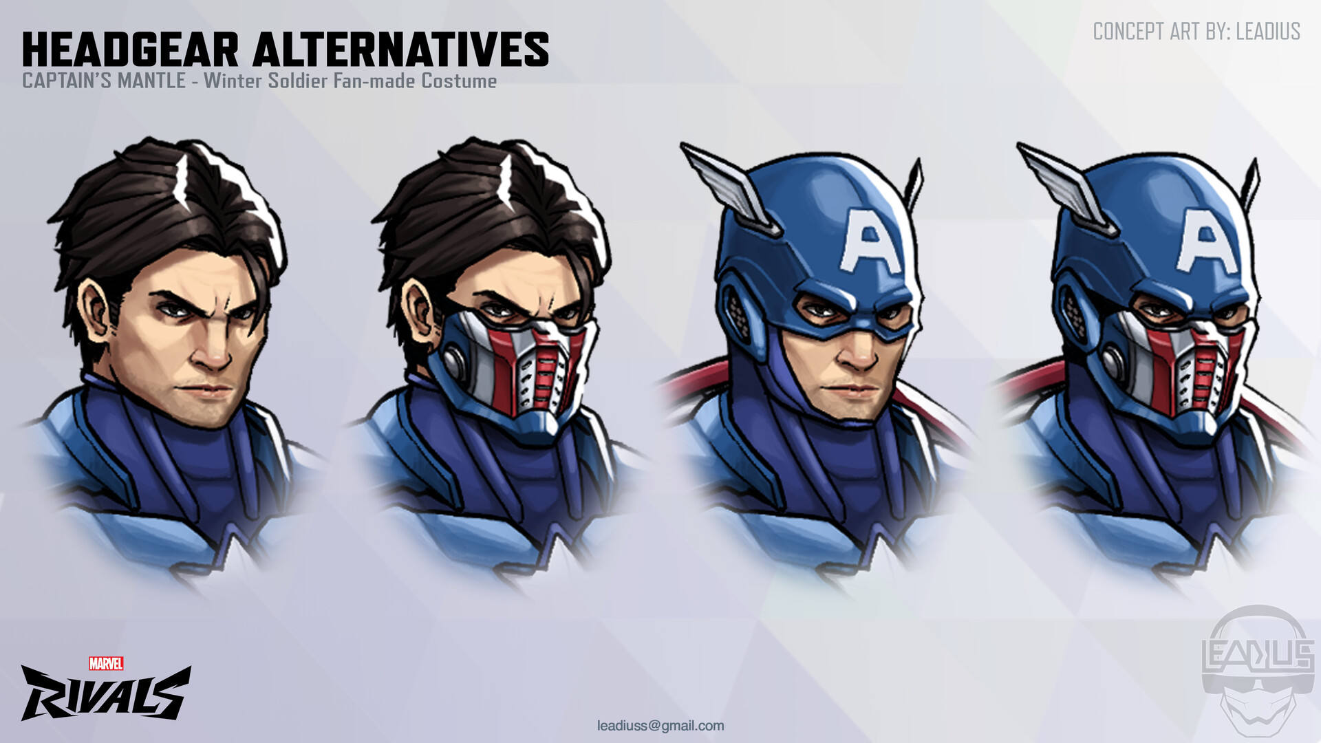 Leadius - Marvel Rivals - Winter Soldier CAPTAIN'S MANTLE Fan-made ...