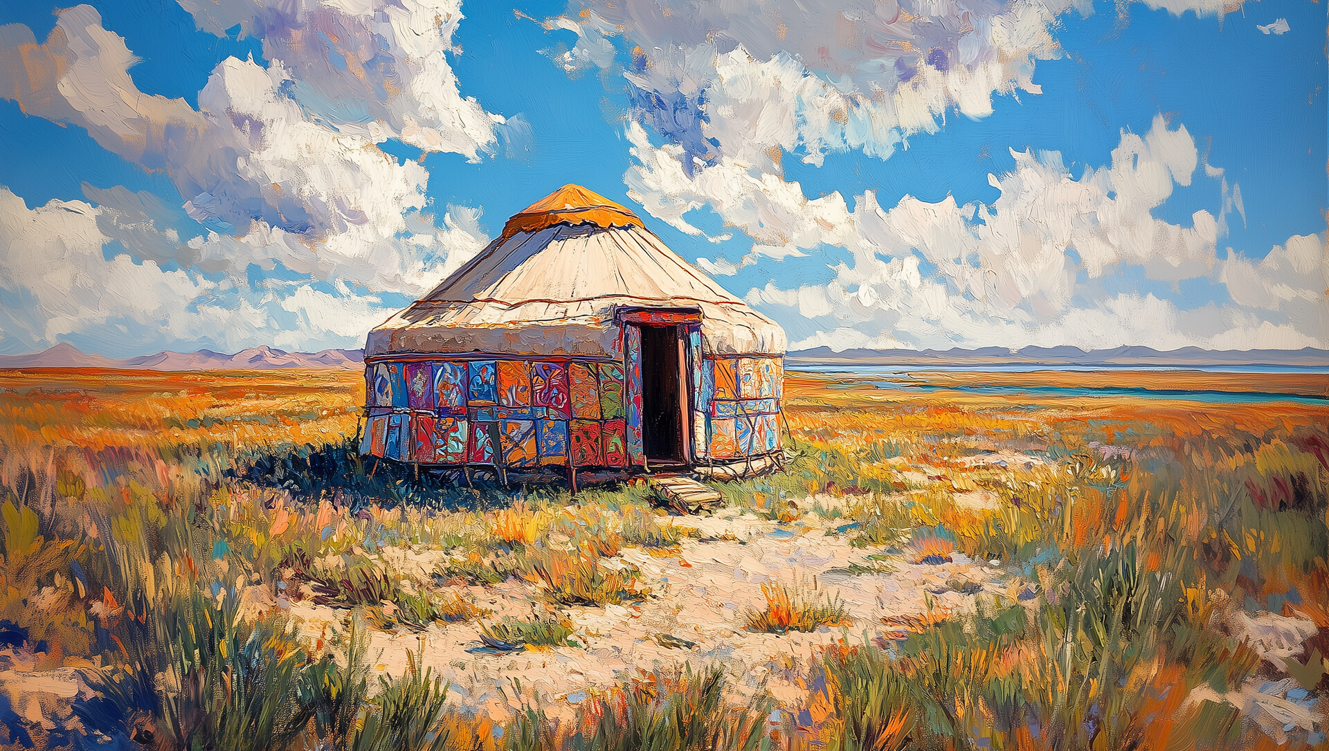 ArtStation - Lonely Yurt