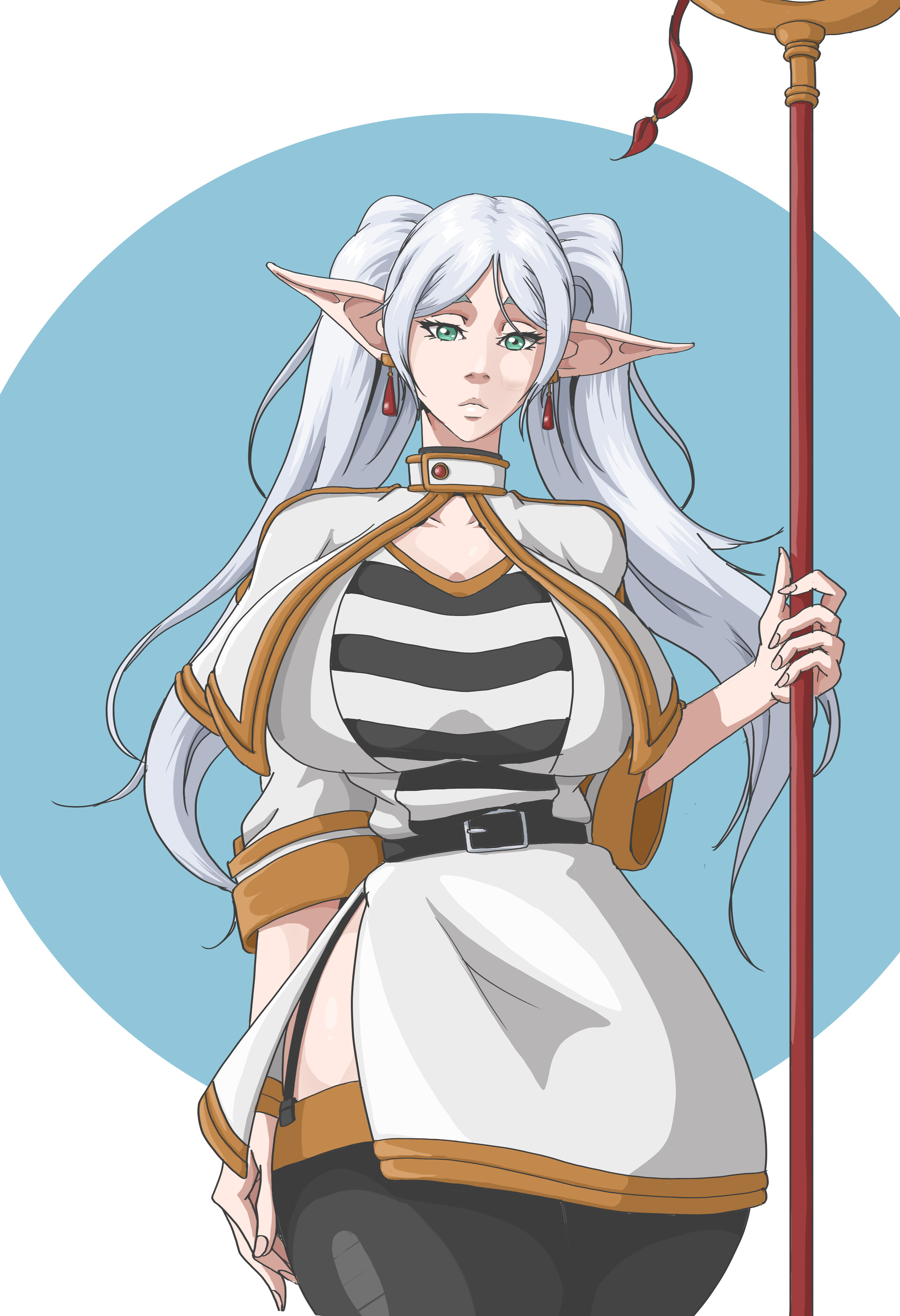 ArtStation - Frieren (If She Didn't Stop Growing)