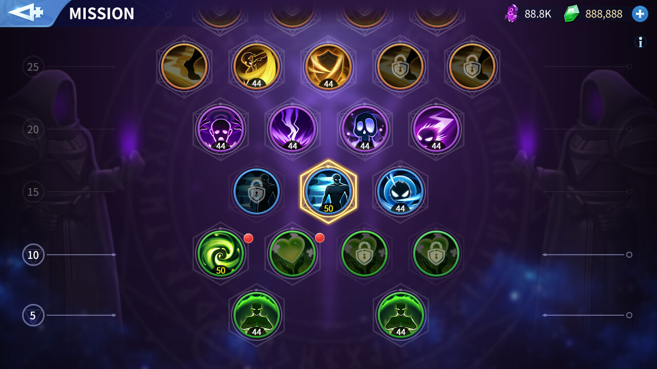 ArtStation - IK project - Skill Tree UI design