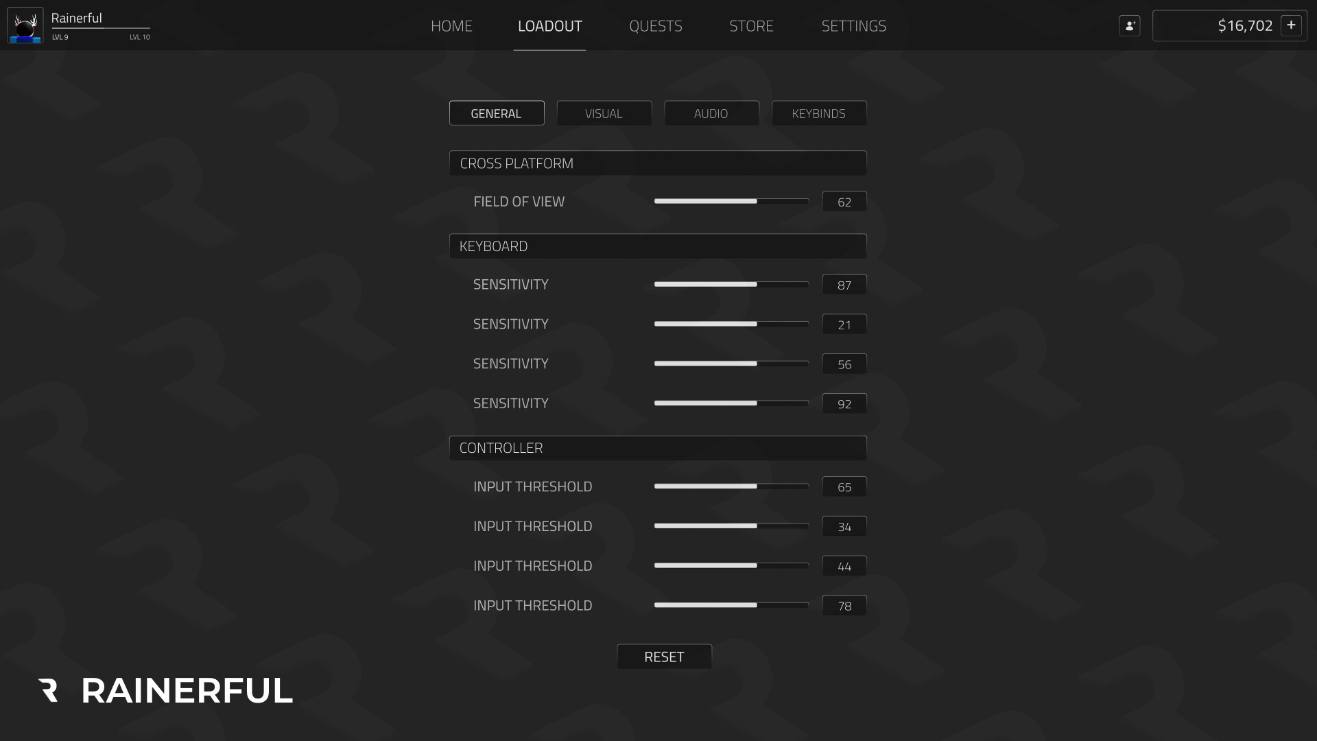 ArtStation - FPS Game Settings︱UI