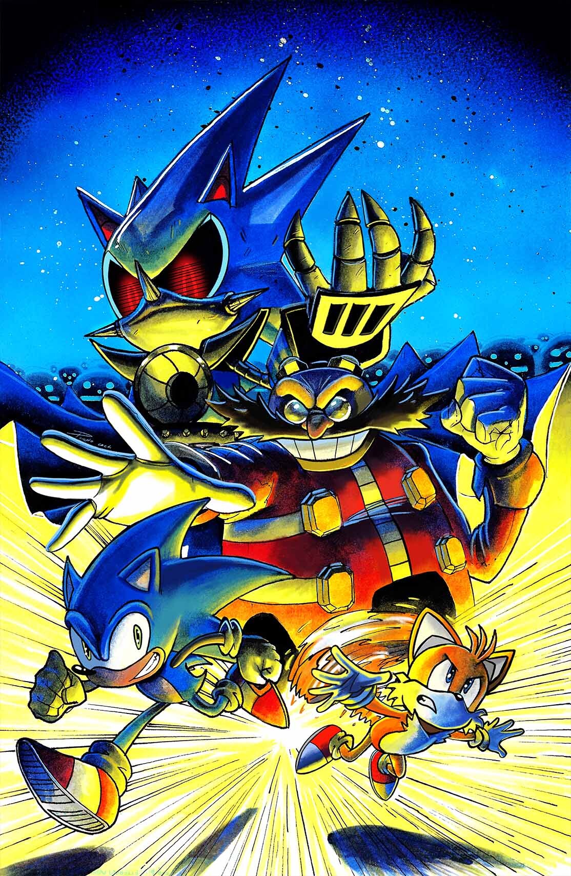 ArtStation - Sonic the Hedgehog #1 PONCHO VARIANT
