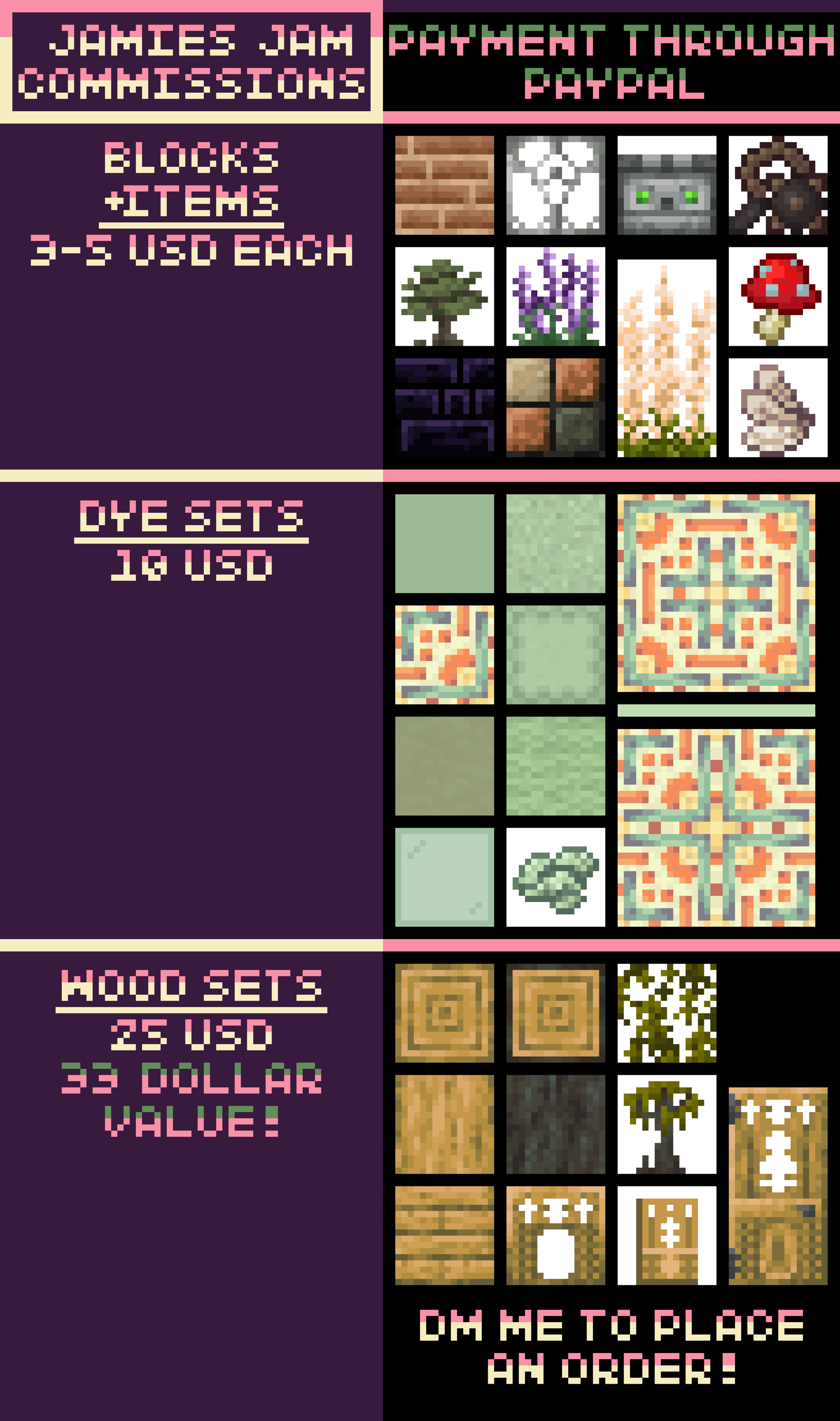 ArtStation - Jamie's Jam Commission Sheet!