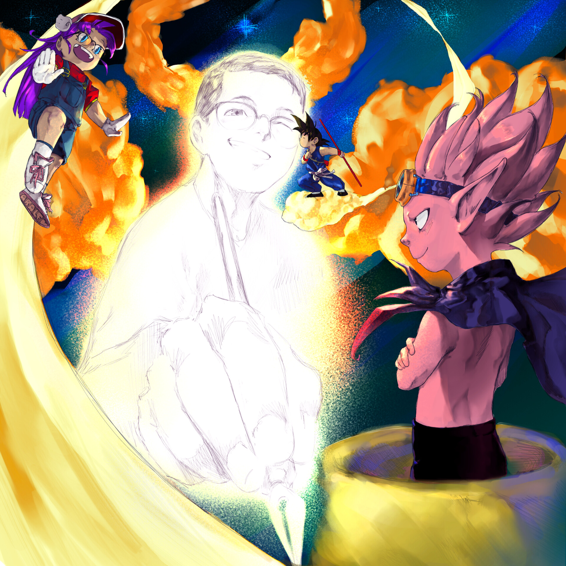 ArtStation - Akira Toriyama Homage