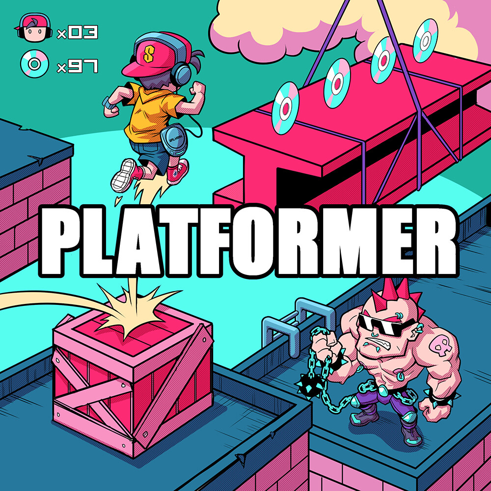 WASD Art - PLATFORMER