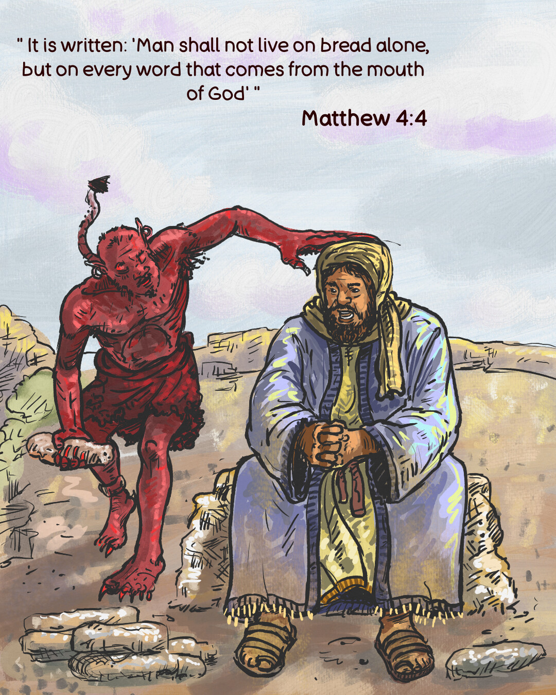 ArtStation - Matthew 4:4