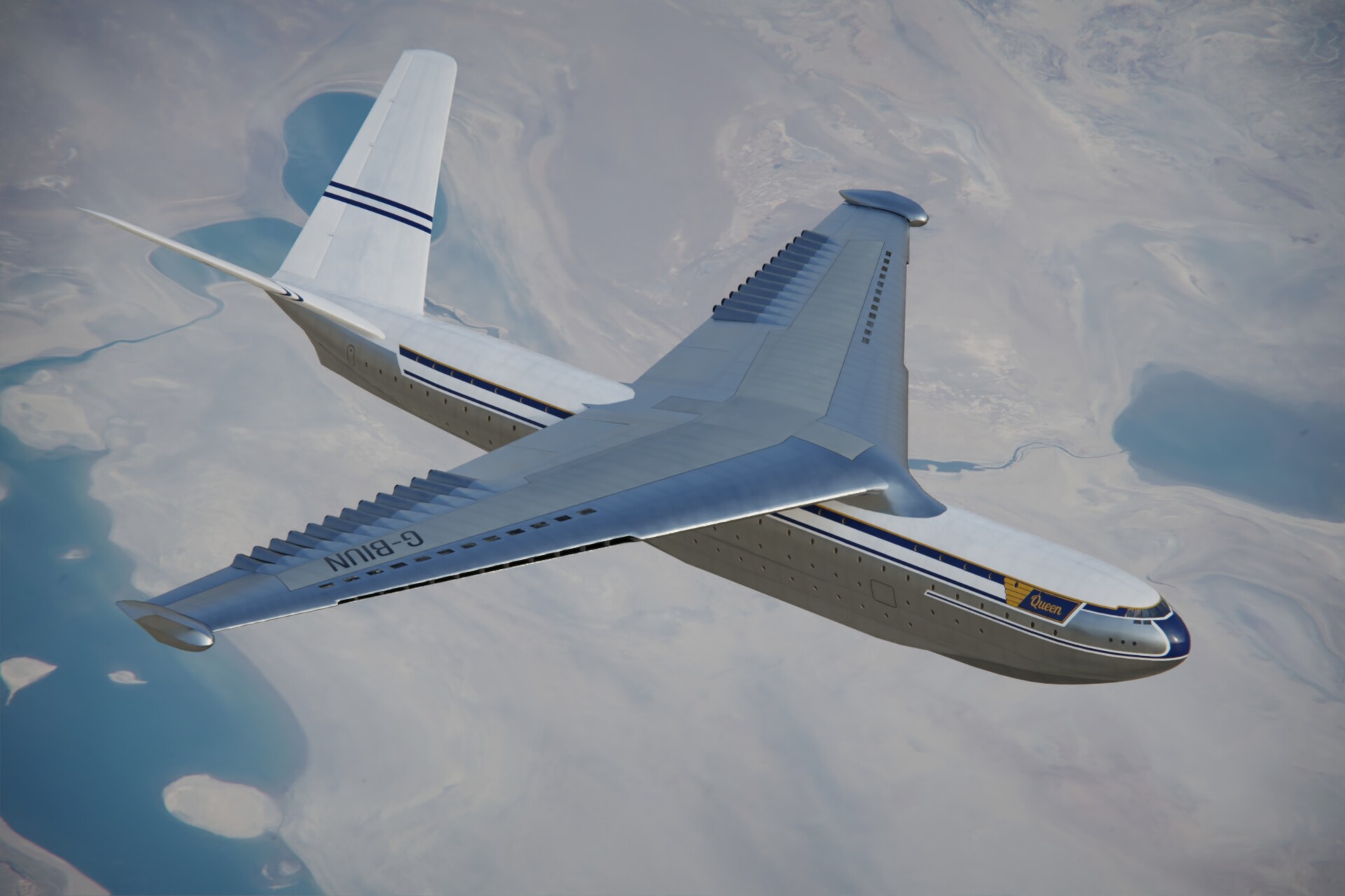 Tim Samedov - Saunders-Roe Queen Flying boat airliner