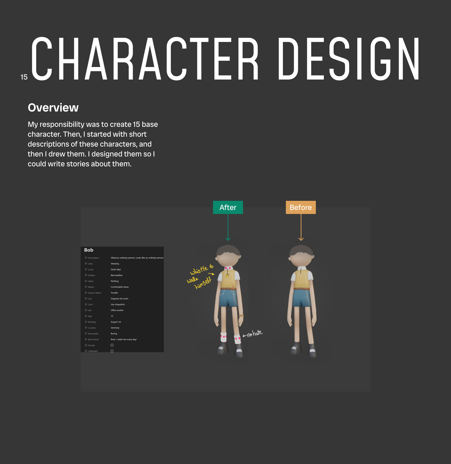 ArtStation - 15 character design