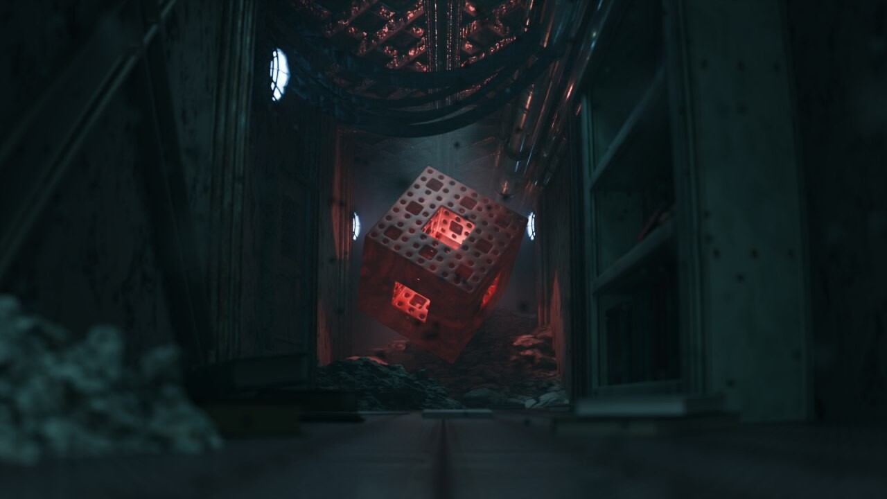 ArtStation - Mythical object in corridor