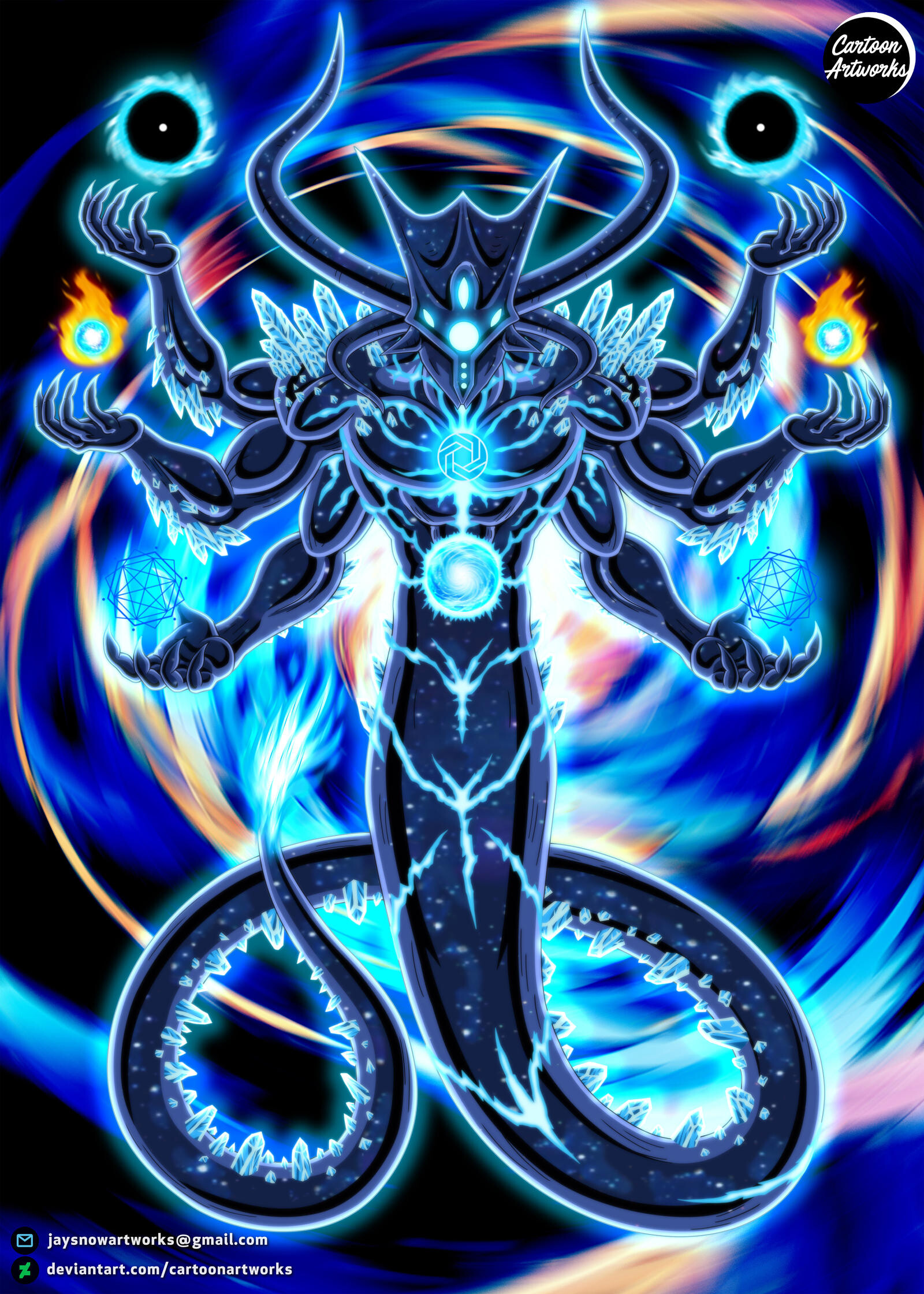 ArtStation - OC Elemental Shinryu = COMMISSION