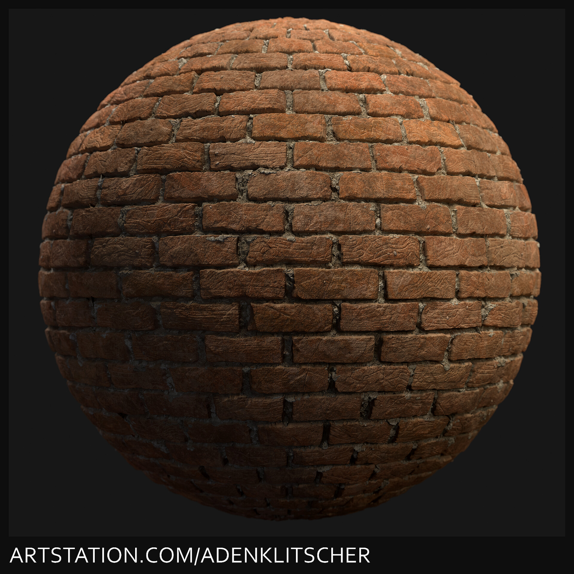ArtStation - Red Brick - Substance Designer