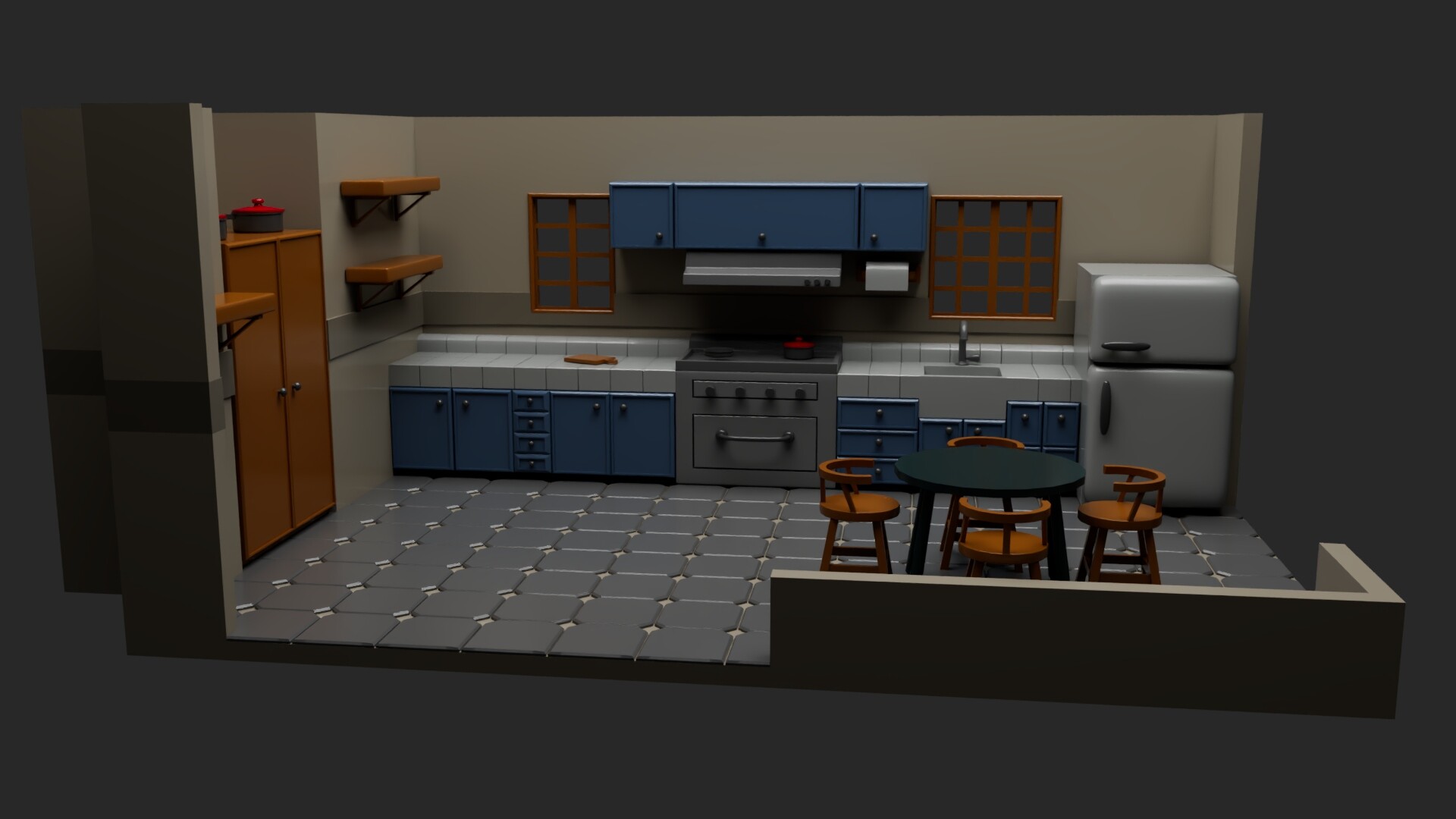 ArtStation - Midnight Kitchen