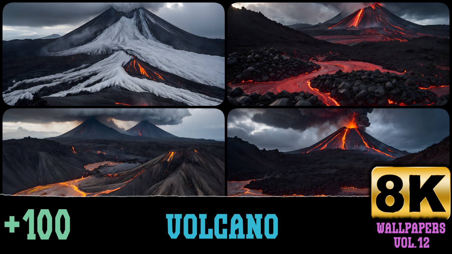 ArtStation - +100 Volcano | 8K | Epic Wallpapers Vol.12
