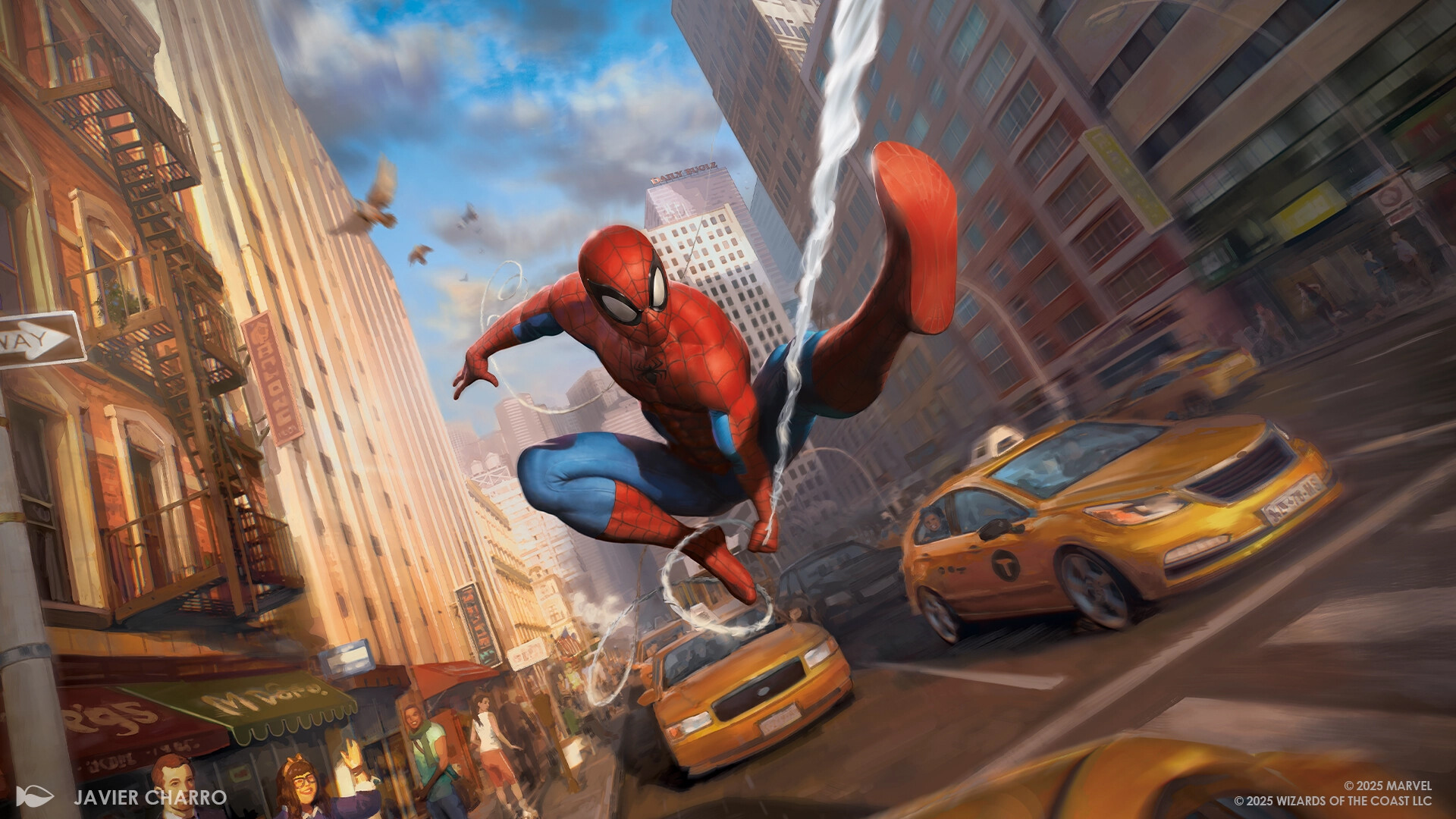 ArtStation - MTG Spiderman Key Art