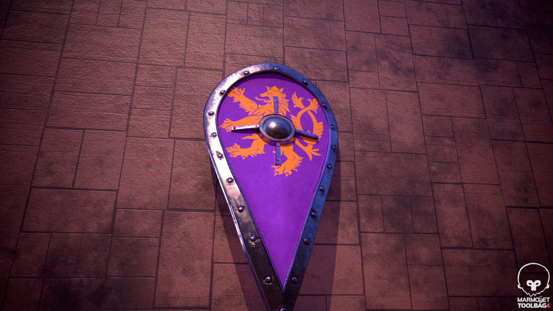ArtStation - medieval kite shield