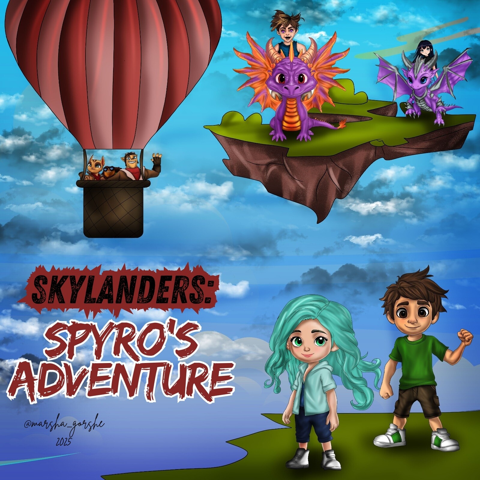 ArtStation - Skylanders: Spyro's Adventure | Book Cover