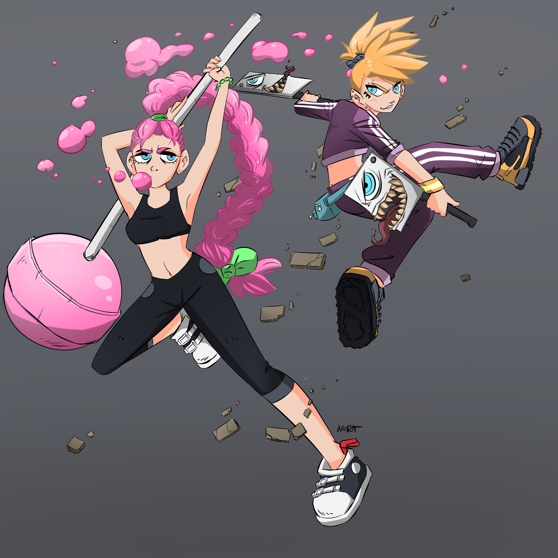 ArtStation - Cherry & Banana Shark