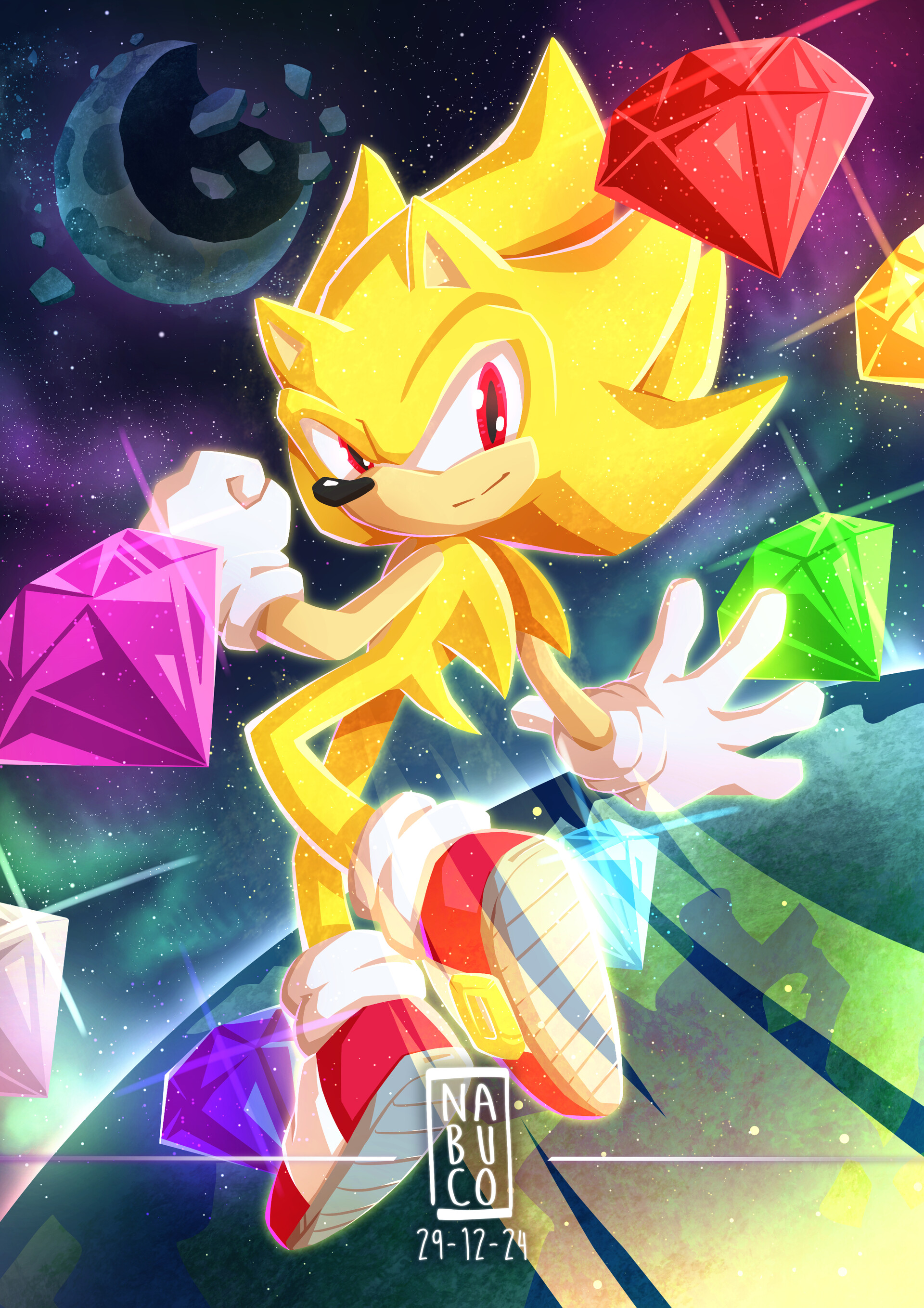 ArtStation - Super Sonic (Sonic)