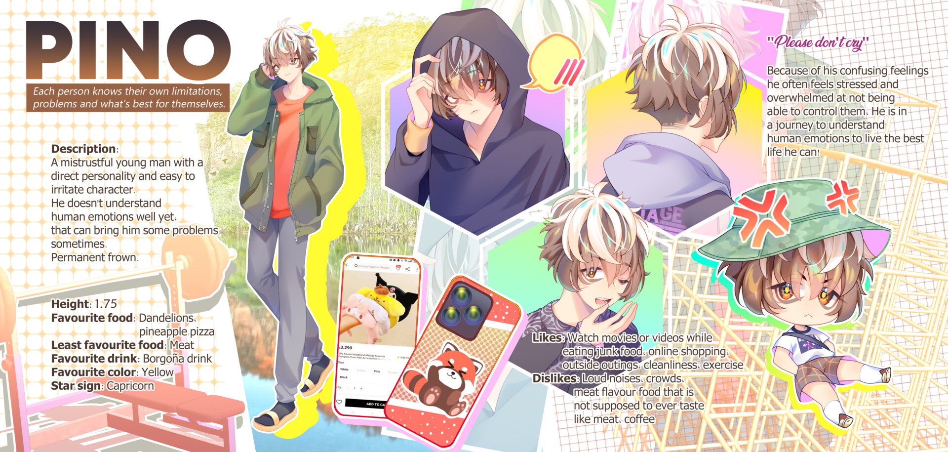 ArtStation - My OCs character sheets