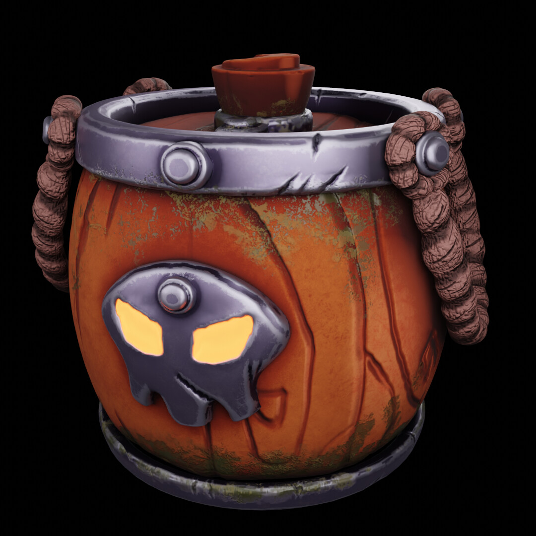 ArtStation - Stylized Barrel