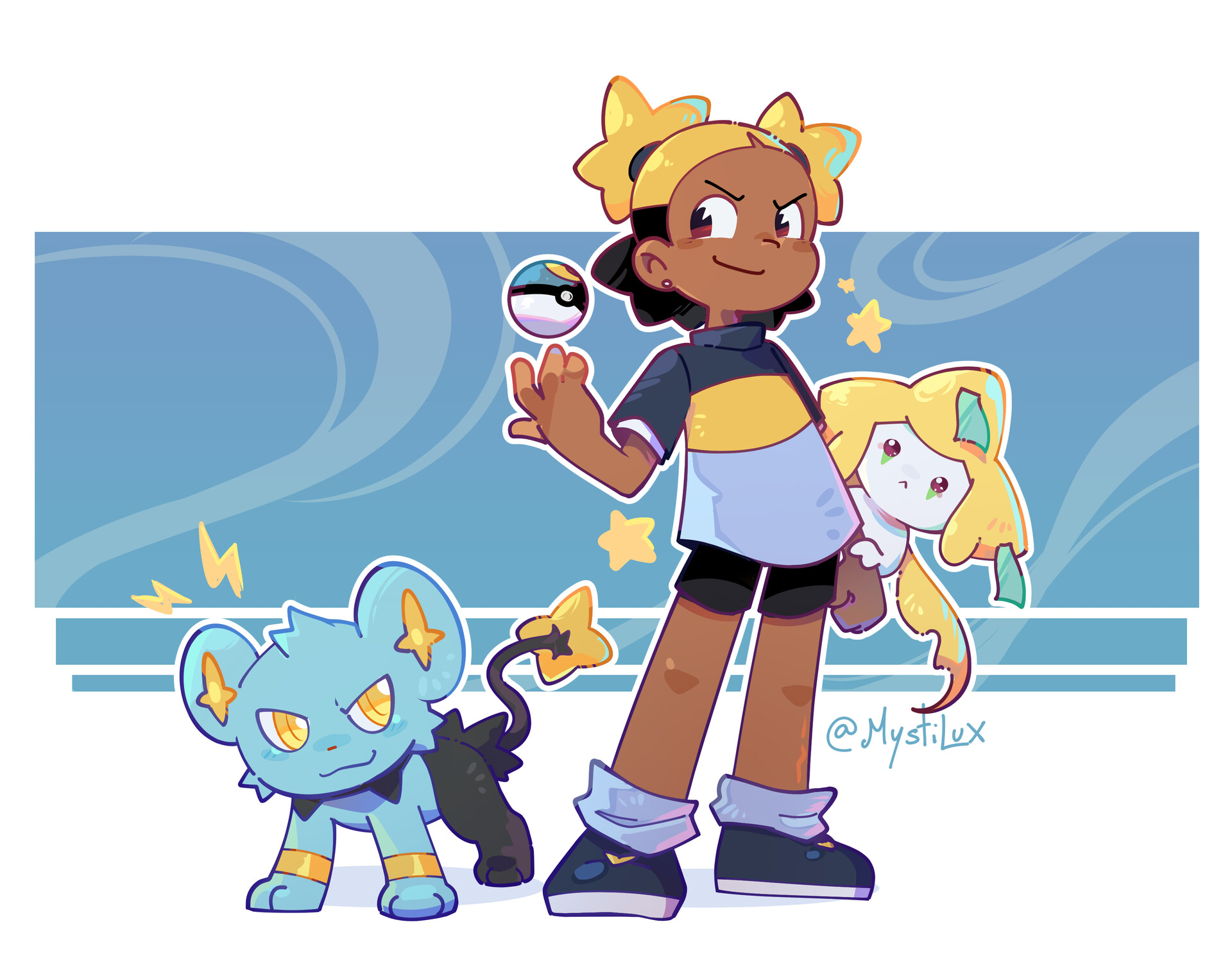 ArtStation - I don't want to be a Magical Girl - Fanart | Pokémon team
