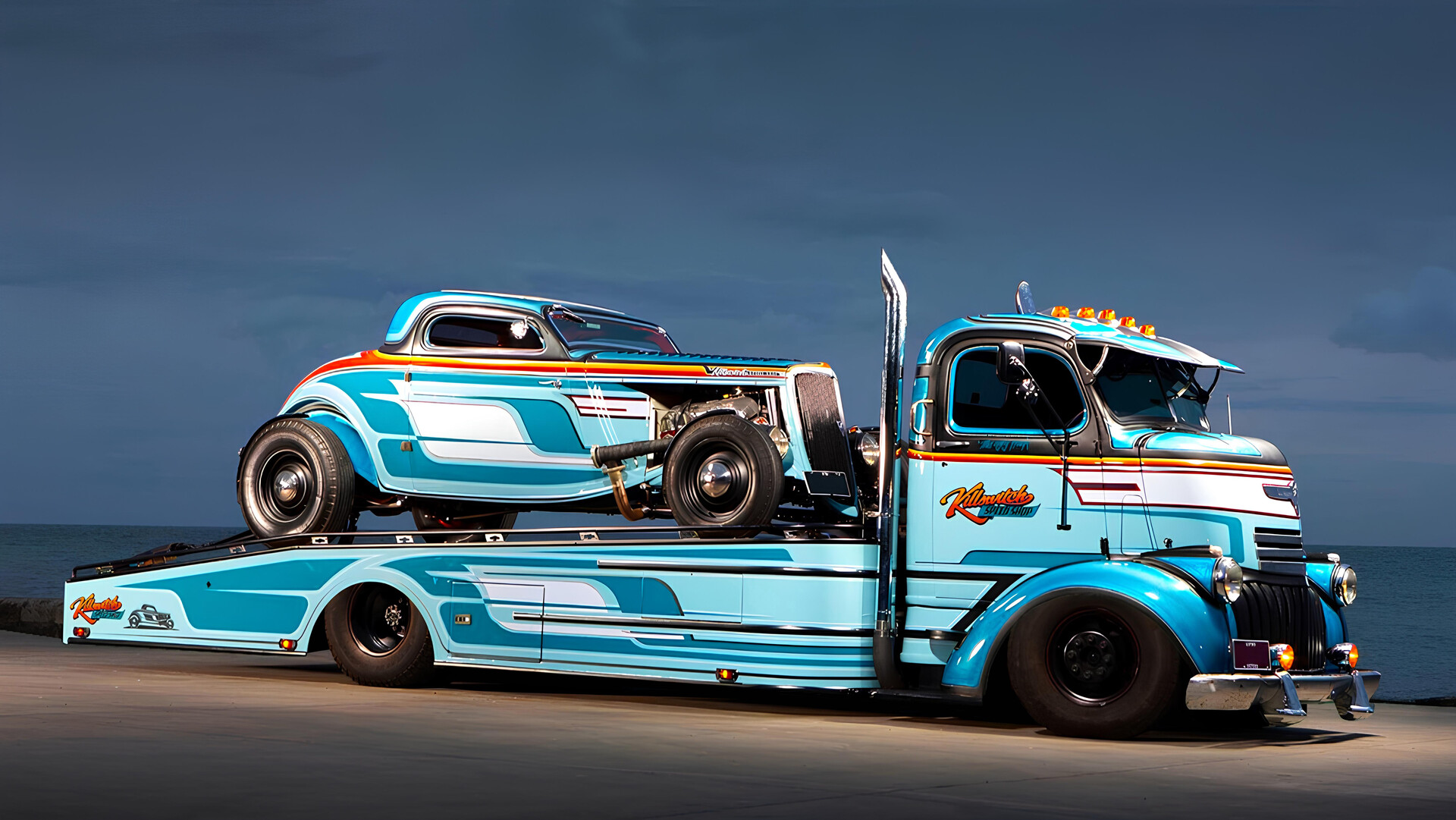 ArtStation - COE TRAILER HOT ROD