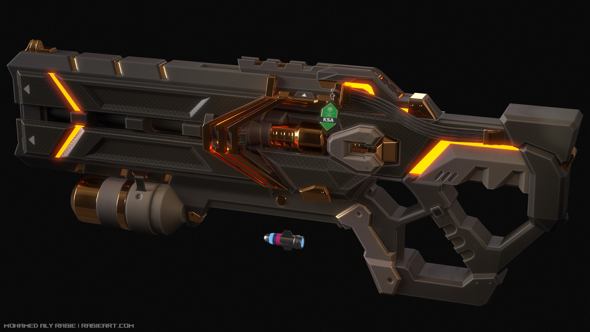 Mohamed Aly Rabie - Overwatch Soldier 76 Gun (Fan art) | Game Model