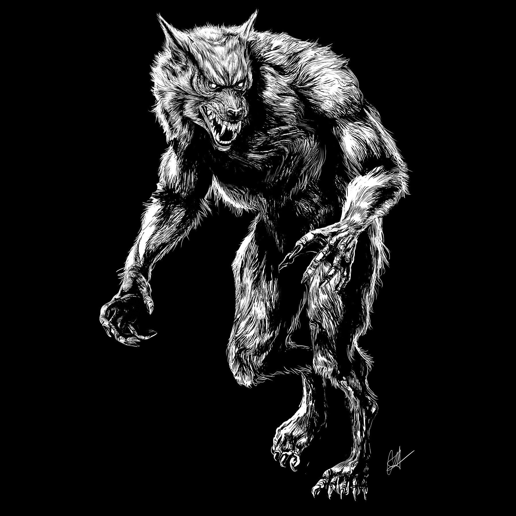 ArtStation - Werewolf designs