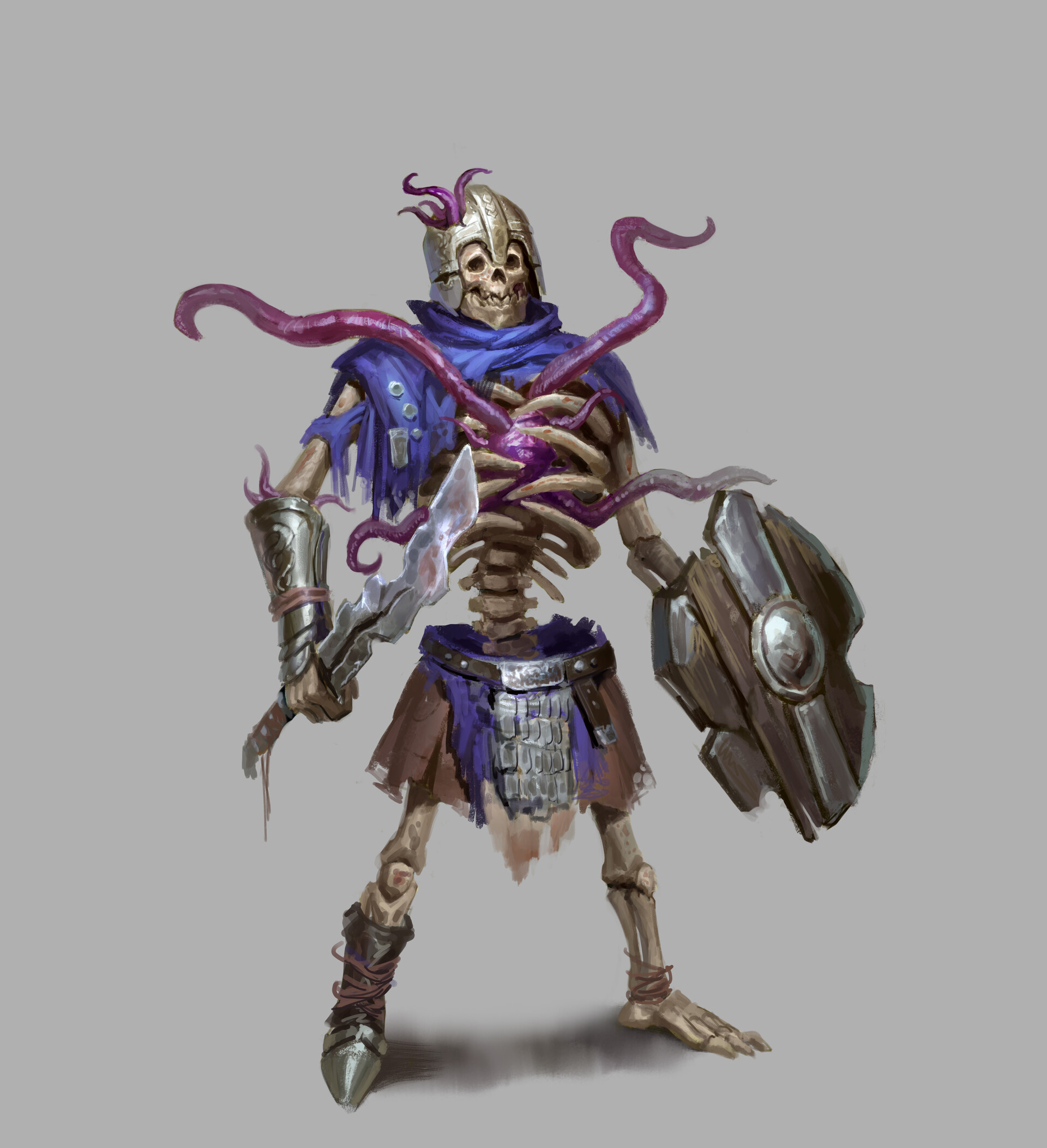 ArtStation - Skeleton Soldier Design Exercise