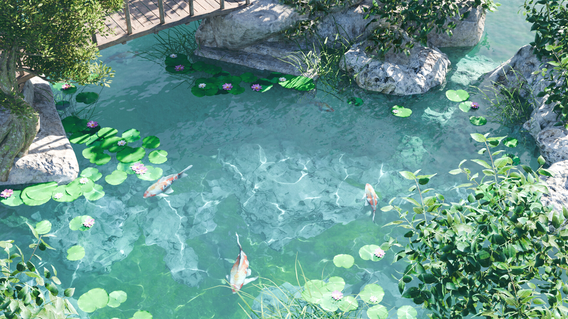 ArtStation - 3D Pond
