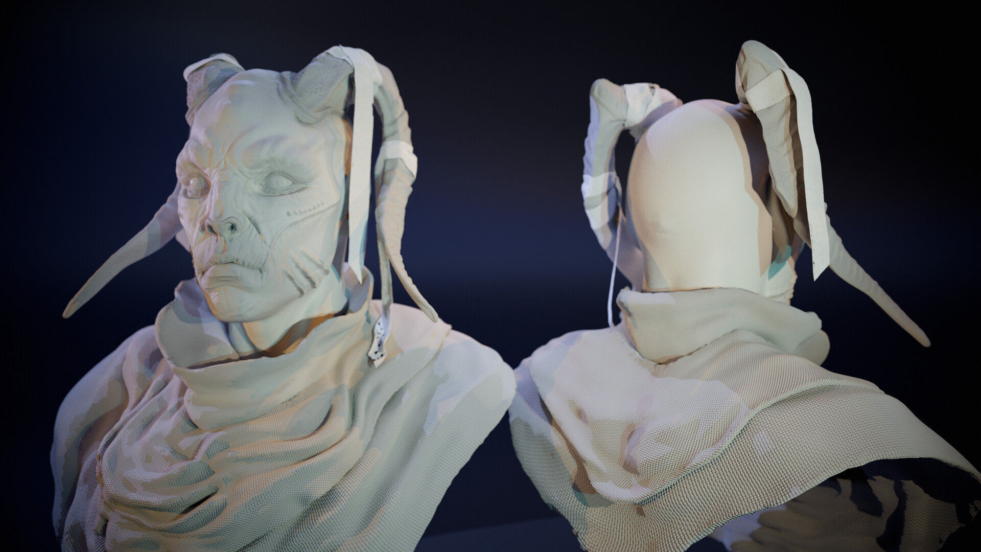 Alejandro Mesa - Bust of an Elf