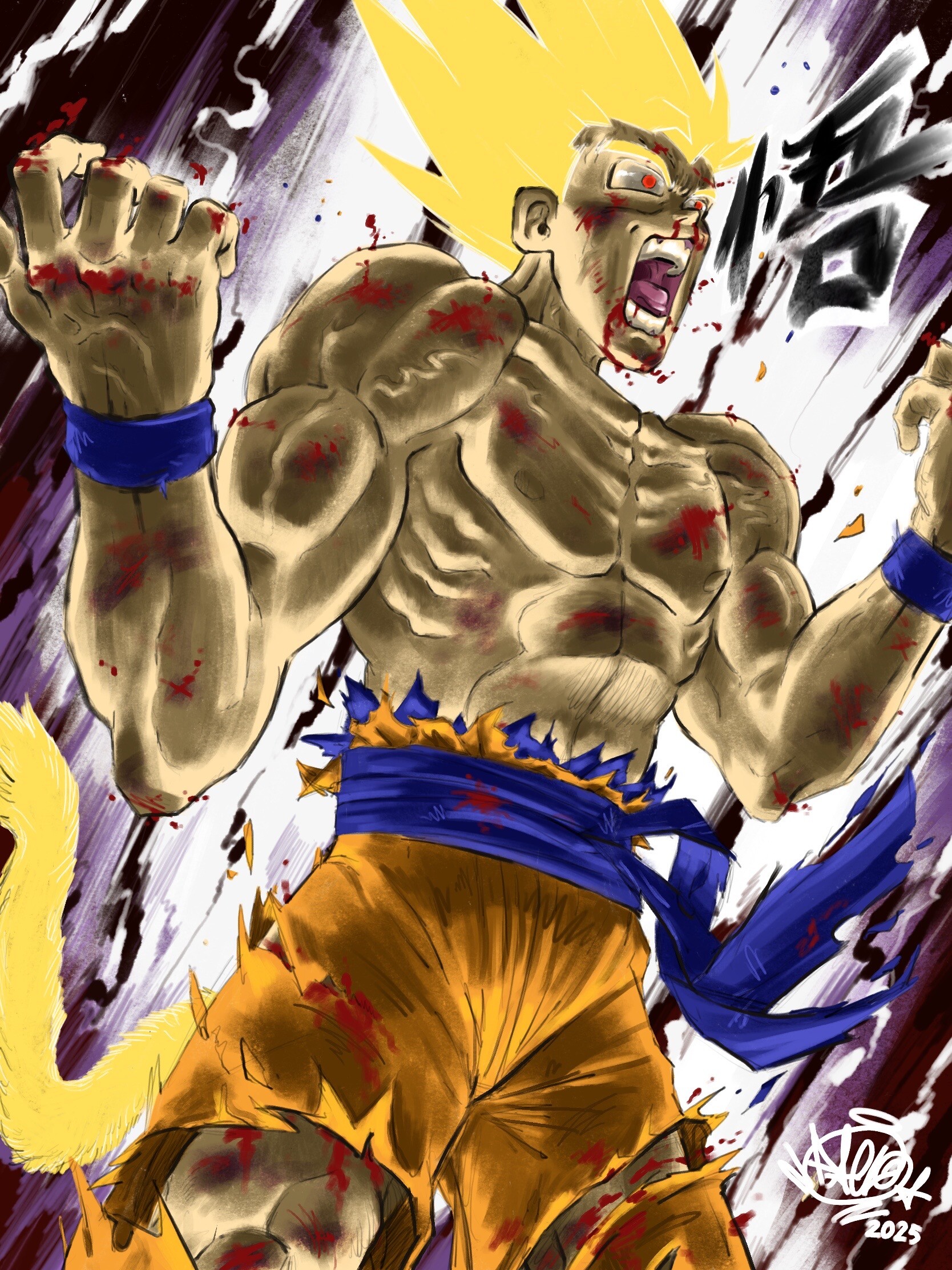 ArtStation - Son Goku, the Super Sayan