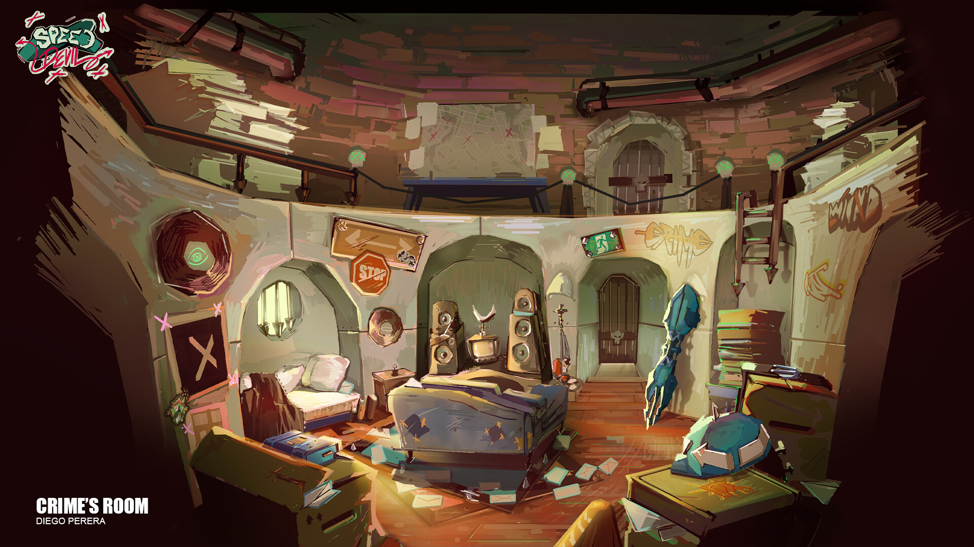 ArtStation - CRIME´s Room