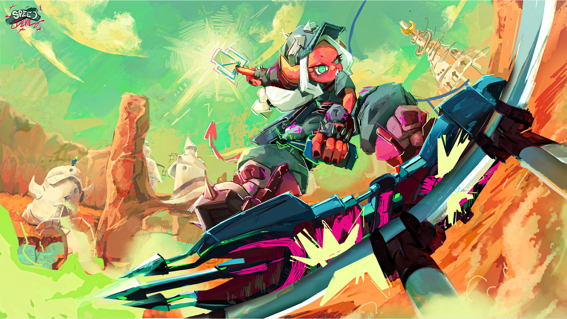 ArtStation - Speed Devil: Splash Art