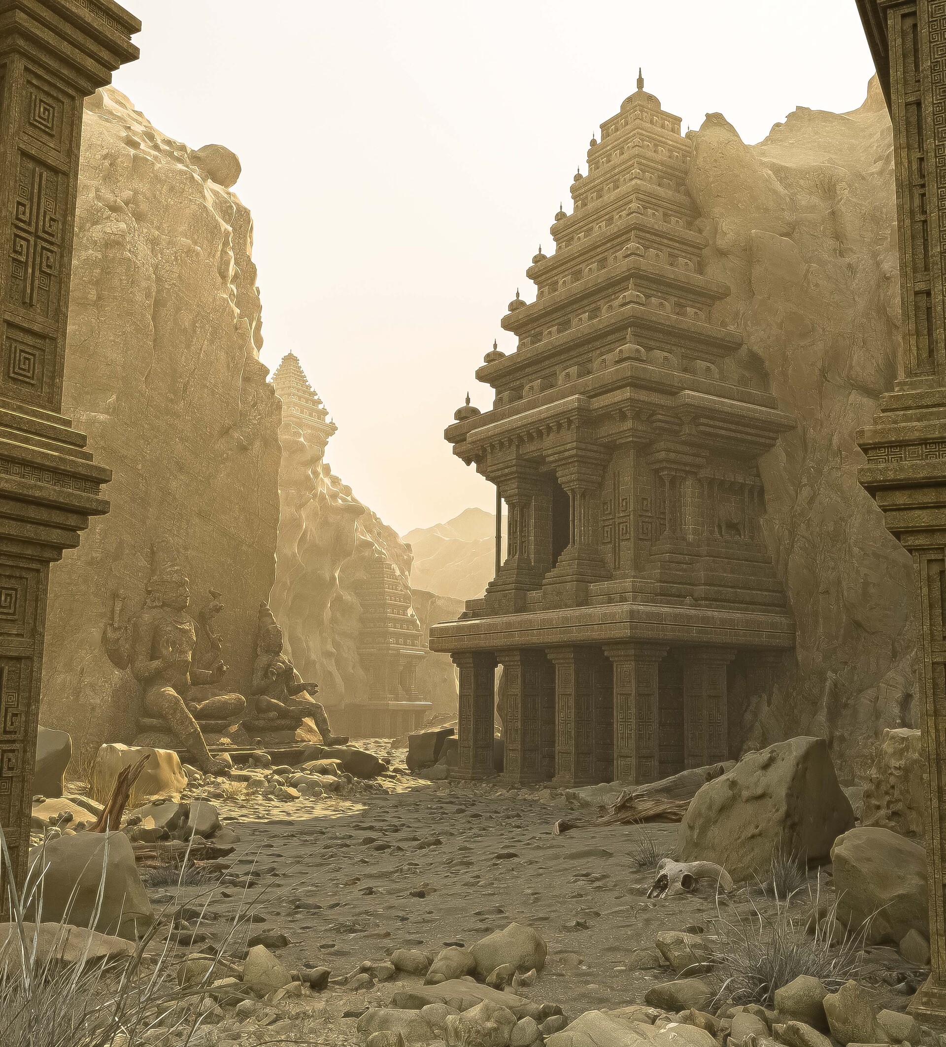 ArtStation - DESERT TEMPLES