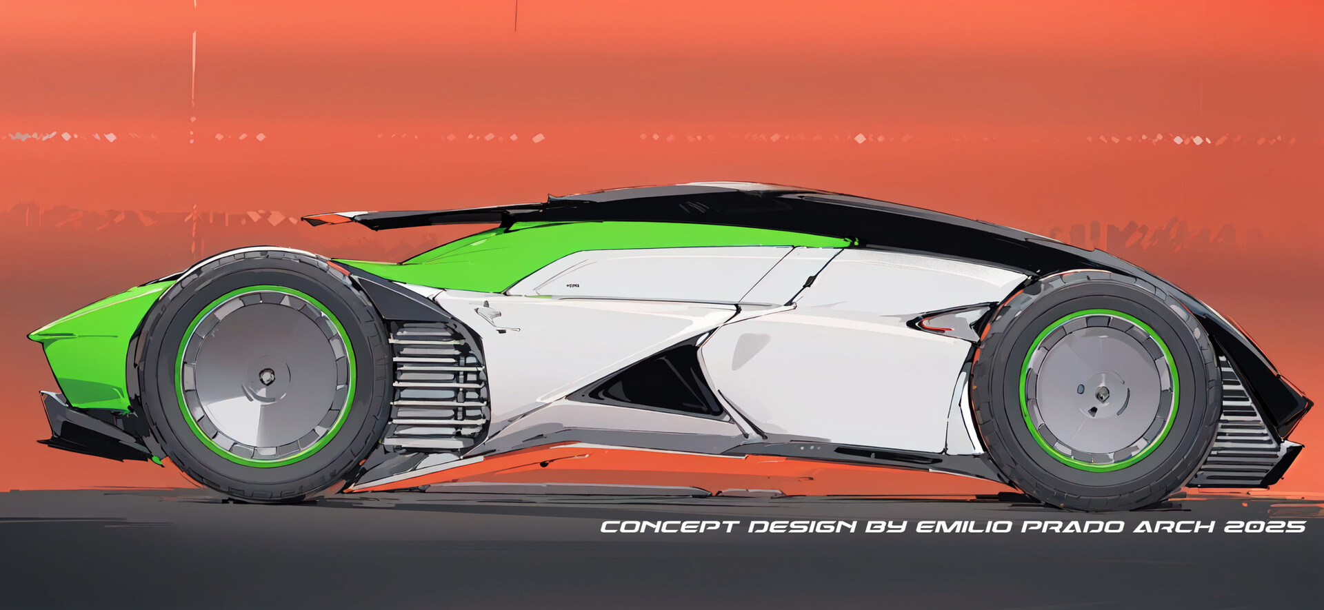 ArtStation - B077 Concept Car Design