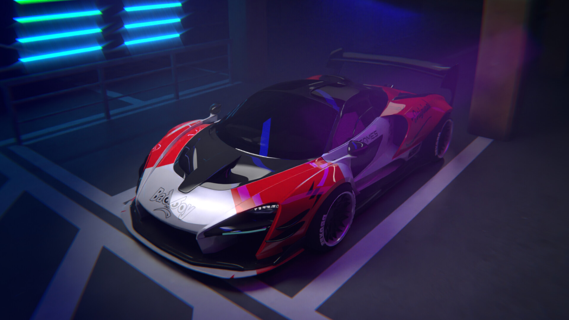 Munna (moon3d) - Mclaren Senna white body kit