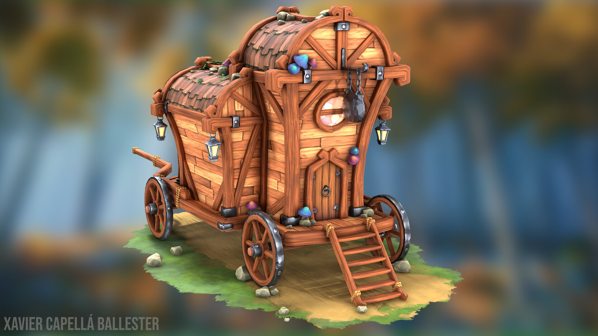 ArtStation - Stylized Merchant Caravan