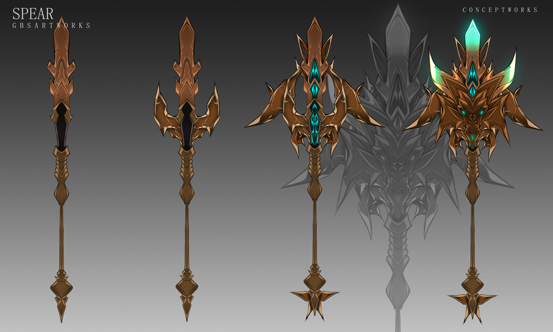 ArtStation - Weapon Design: Spear and Javelin
