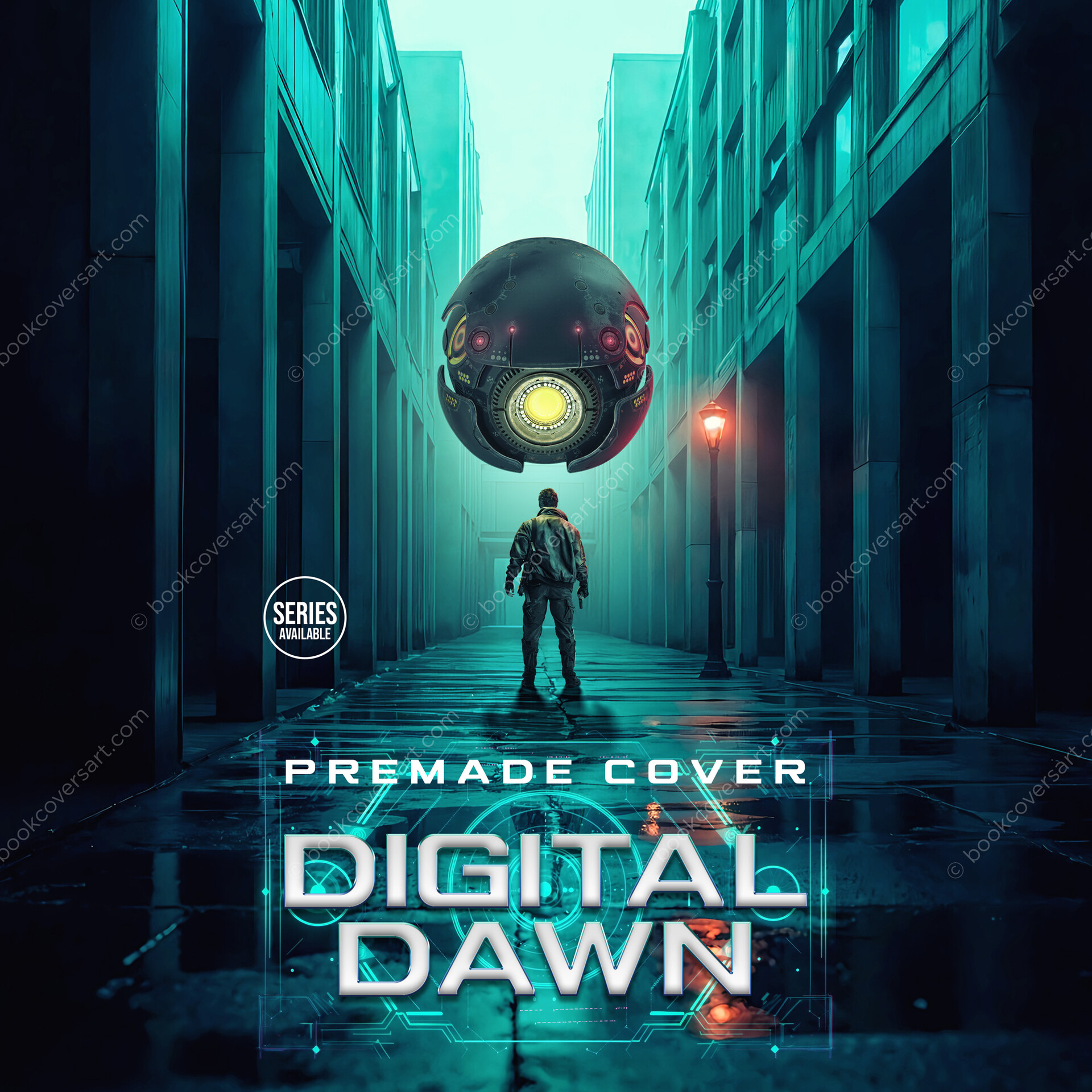 Ivan Zann - Digital Dawn - Sci-Fi Dystopian Book Cover