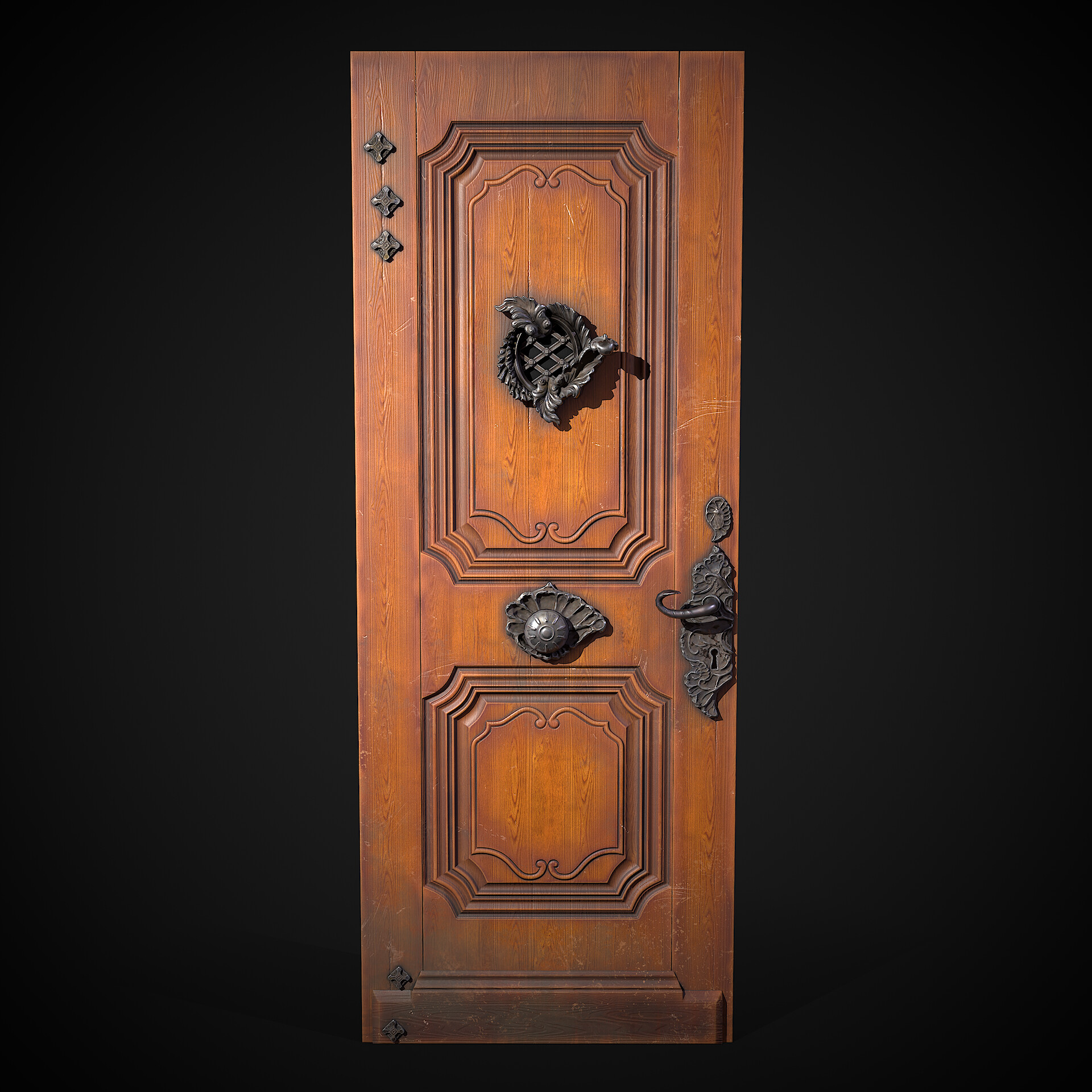 ArtStation - Wooden doors