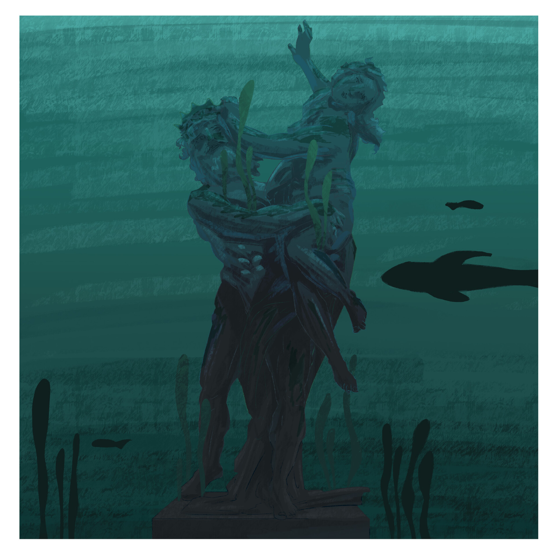 ArtStation - Sunken Statue