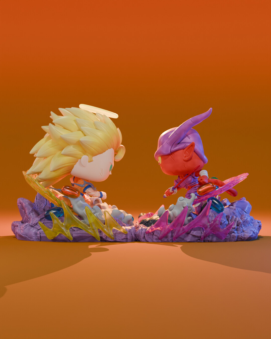 ArtStation - Goku Vs Janemba - Dragon Ball Z: Fusion Reborn