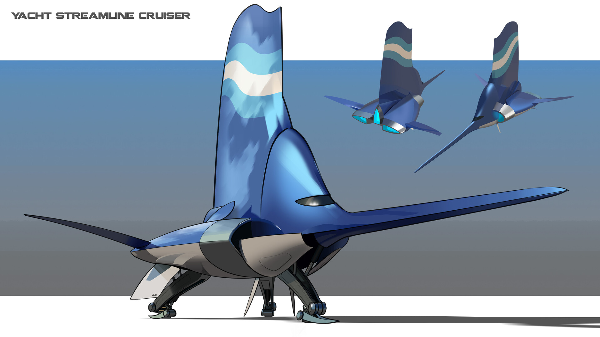 ArtStation - Yacht Streamline Cruiser