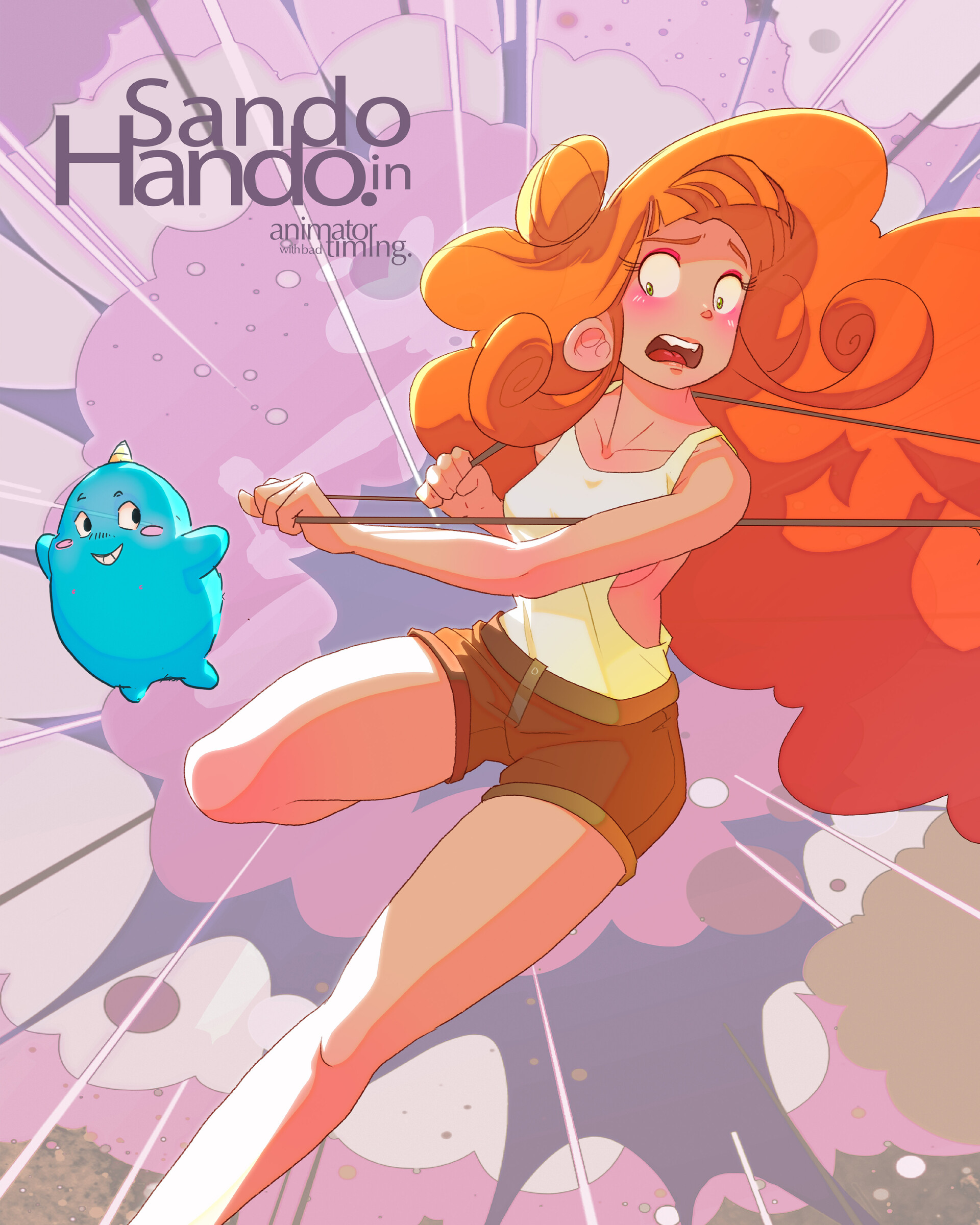ArtStation - Sando in Hando || Original 2D Concept Poster Design